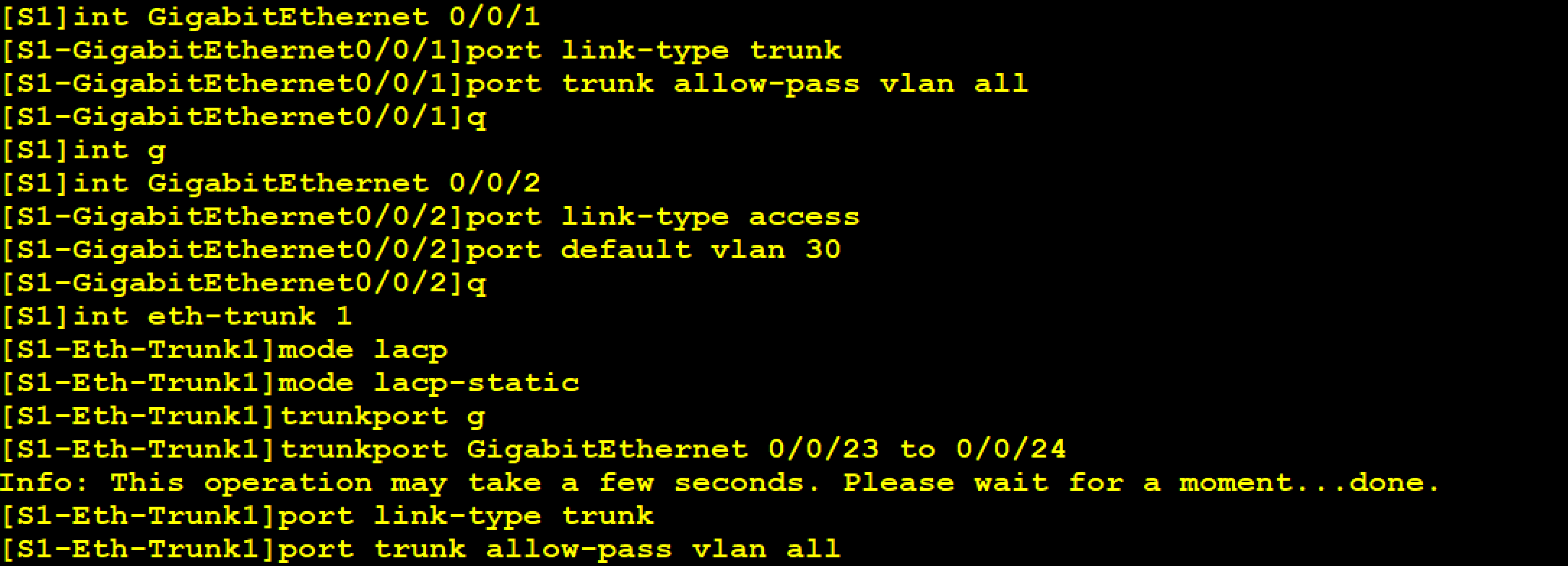 华为Ensp MSTP+VRRP+LACP+OSPF+ACL综合配置-CSDN博客