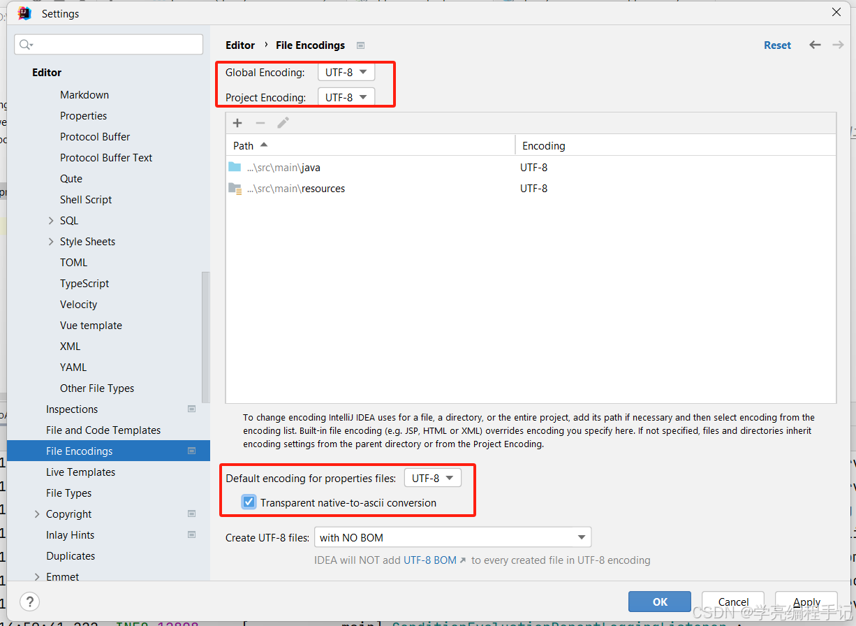 idea设置字符集编码为UTF-8_idea设置utf-8-CSDN博客