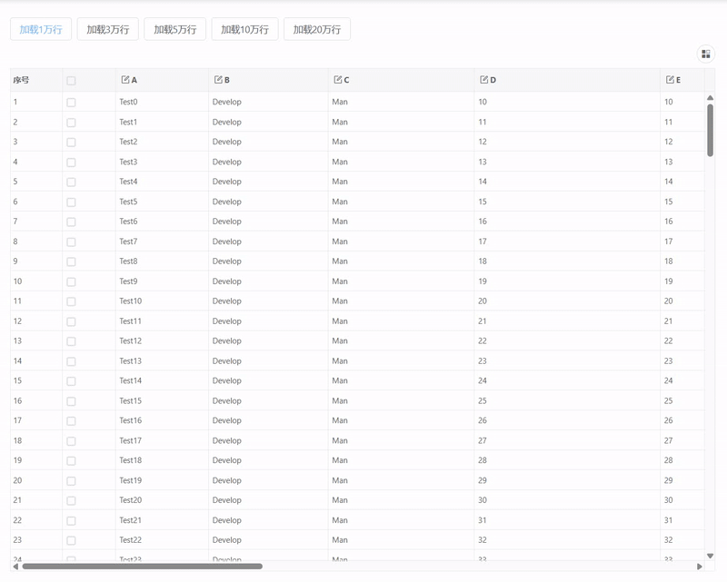 vxe-table 修改为紧凑型样式单元格编辑和虚拟滚动-CSDN博客