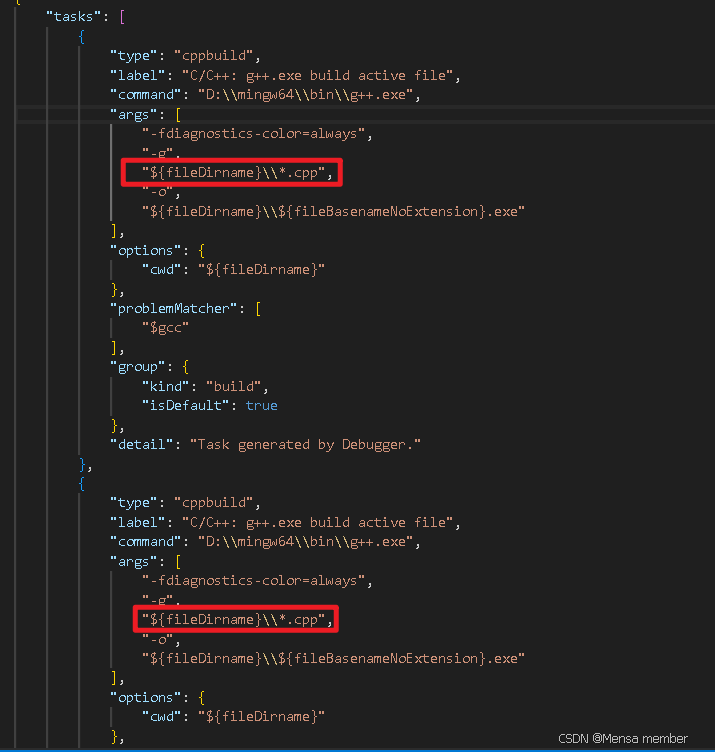 VSCode 运行C++:undefined reference to `xxx‘ collect2.exe: error: ld returned 1 exit status_vscode ...