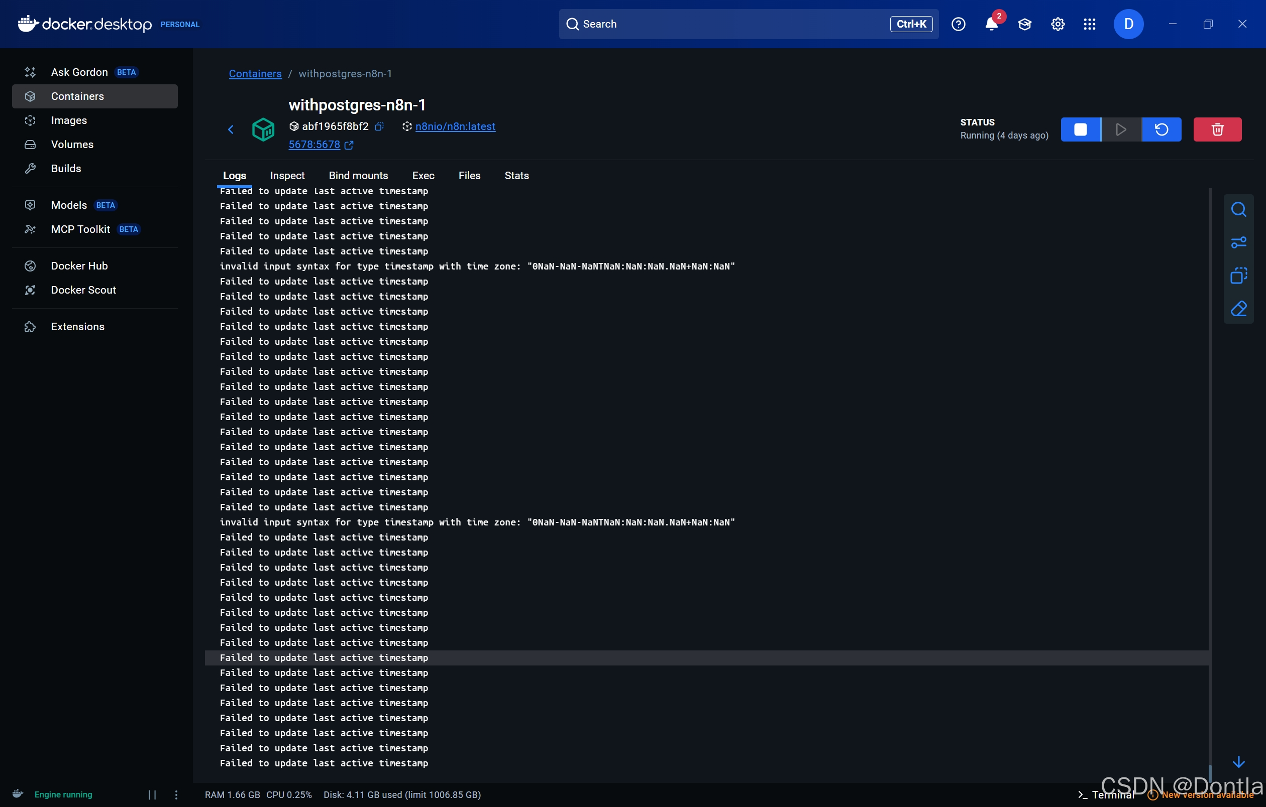 n8n报错：There was a problem activating the workflow: “ERROR: You specified an invalid date.“（无效日期 ...