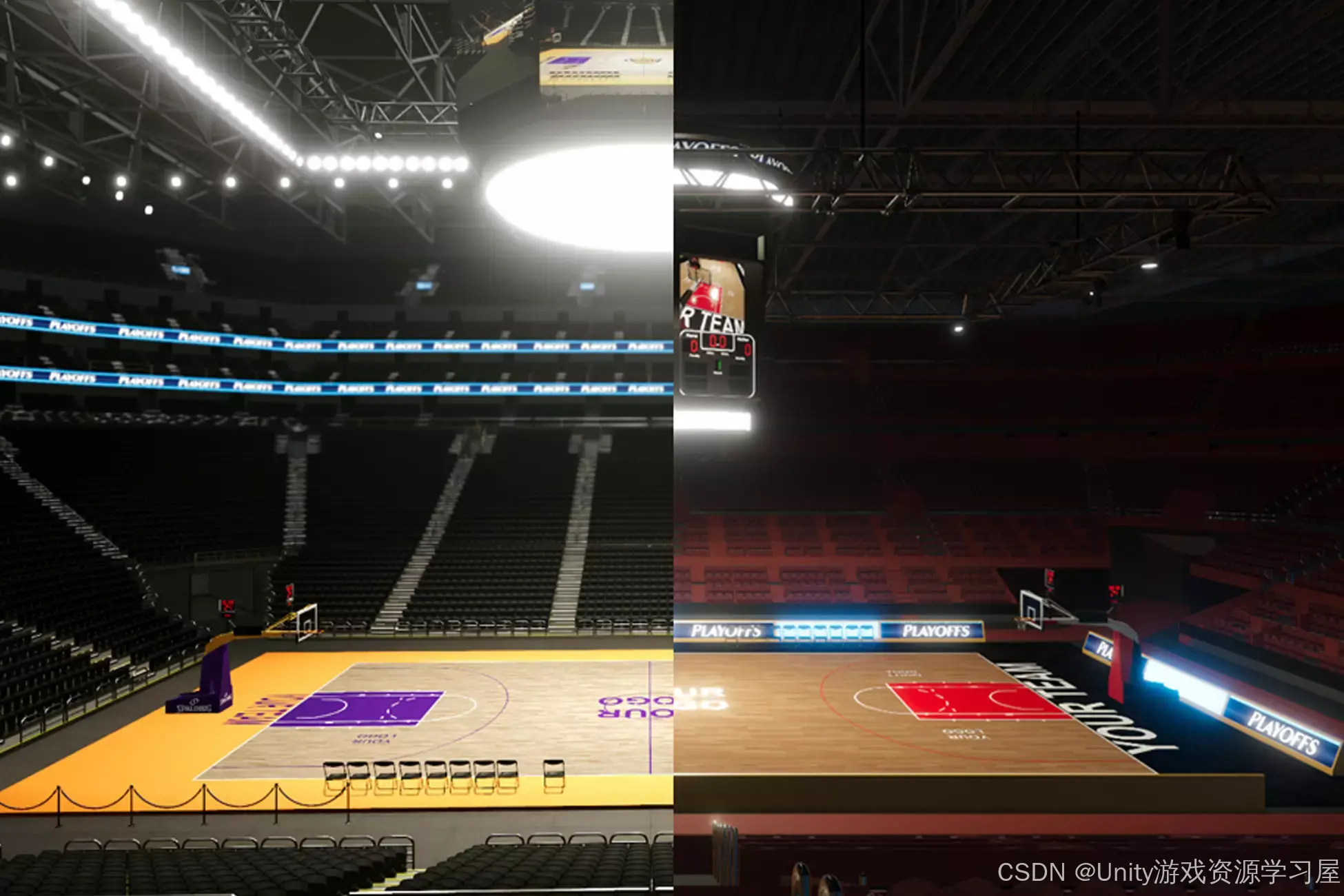 【Unity篮球类场景资源】Basketball Arena / Stadium 支持精细的场景和动作模拟，节省制作篮球类游戏时的大量时间和精力_unity 篮球-CSDN博客