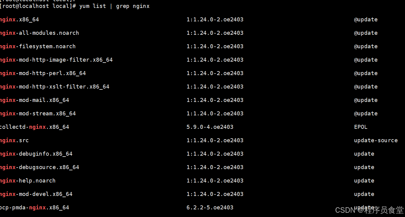 【OpenEuler】centos7 yum安装nginx_openeuler yum nginx-CSDN博客