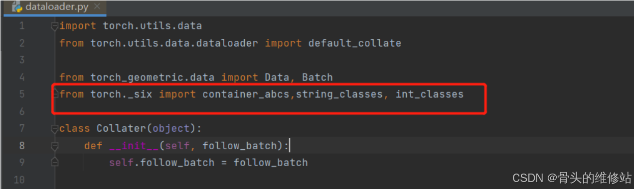 ImportError: cannot import name ‘container_abcs‘ from ‘torch._six‘-CSDN博客