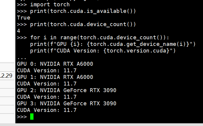 使用 Pytorch 库来检查 Cuda 是否可用以及 Gpu 数量等信息查看cuda是否可用 Csdn博客 2149