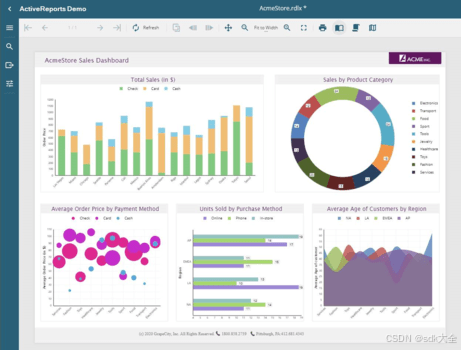 ActiveReports.NET 个性化定制-CSDN博客