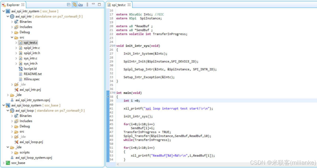 [米联客-XILINX-H3_CZ08_7100] FPGA_SDK入门篇连载-21PL AXI-SPI 实验-CSDN博客