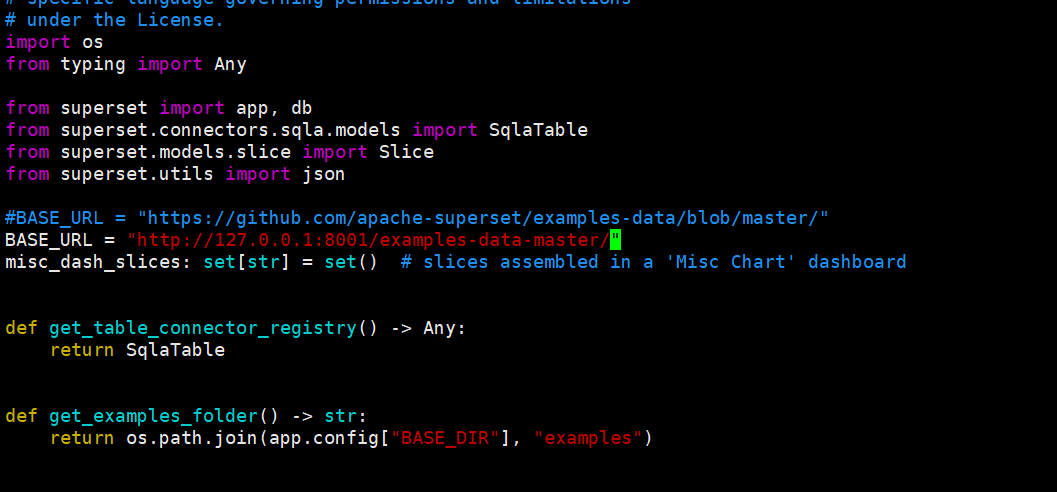 superset 导入 examples 数据集及实例_superset example-CSDN博客