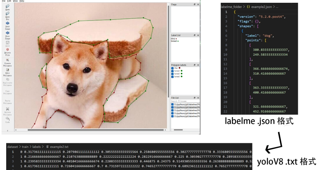 LabelMe 到 YOLOv8 语义分割数据集转换工具（附源码）_labelme 语义分割json转换yolo-CSDN博客