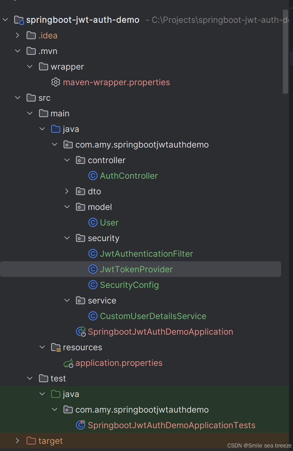 Spring Boot + JWT 登录认证 Demo,详细代码和测试结果_springboot ouath2 jwt 完整登录代码-CSDN博客