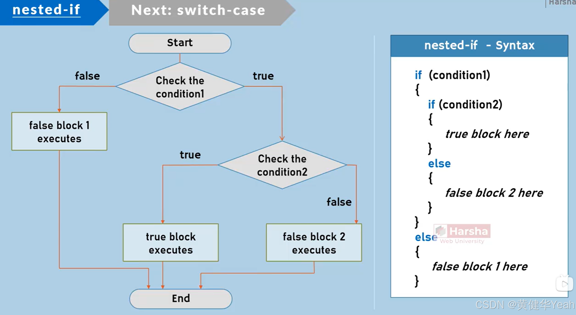 020 If, If-else, Else-if, Nested-if-CSDN博客