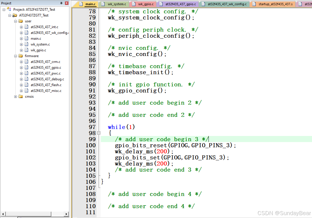 AT32基于Work Bench开发_at32 work bench-CSDN博客