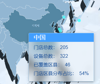 echarts 3D地图map3D结合3D散点地图 scatter3D地图点击和hover事件无效的问题 提供toolTip样式 ...
