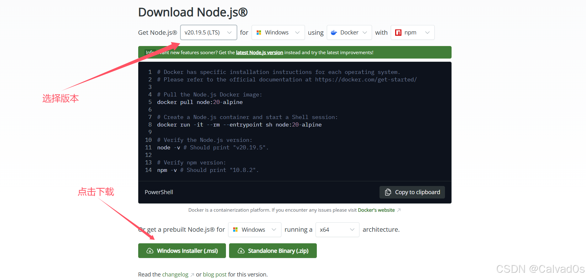 【全网最新最全】NodeJS详细安装教程-CSDN博客
