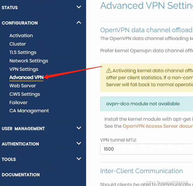 openvpn access server 安装-版本1.20.0（centos）并分流，防止所有请求走网关-CSDN博客