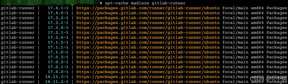 Gitlab-Runner部署全过程教程（指定版本安装、注册、卸载、后续配置等）_gitlab runner-CSDN博客