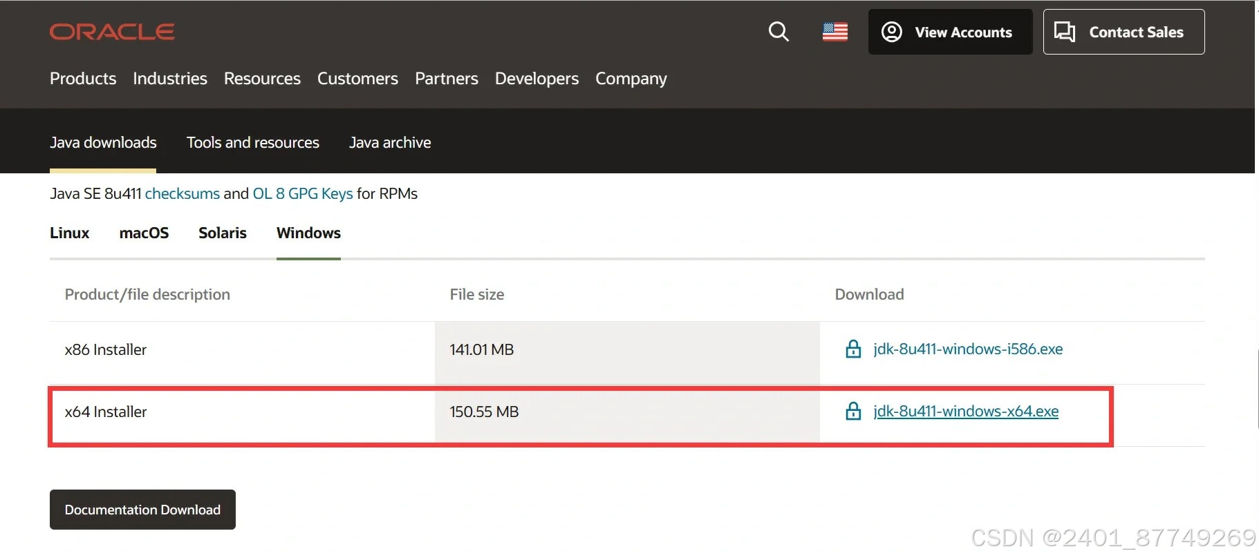 JDK8详细下载教程_下载jdk8-CSDN博客