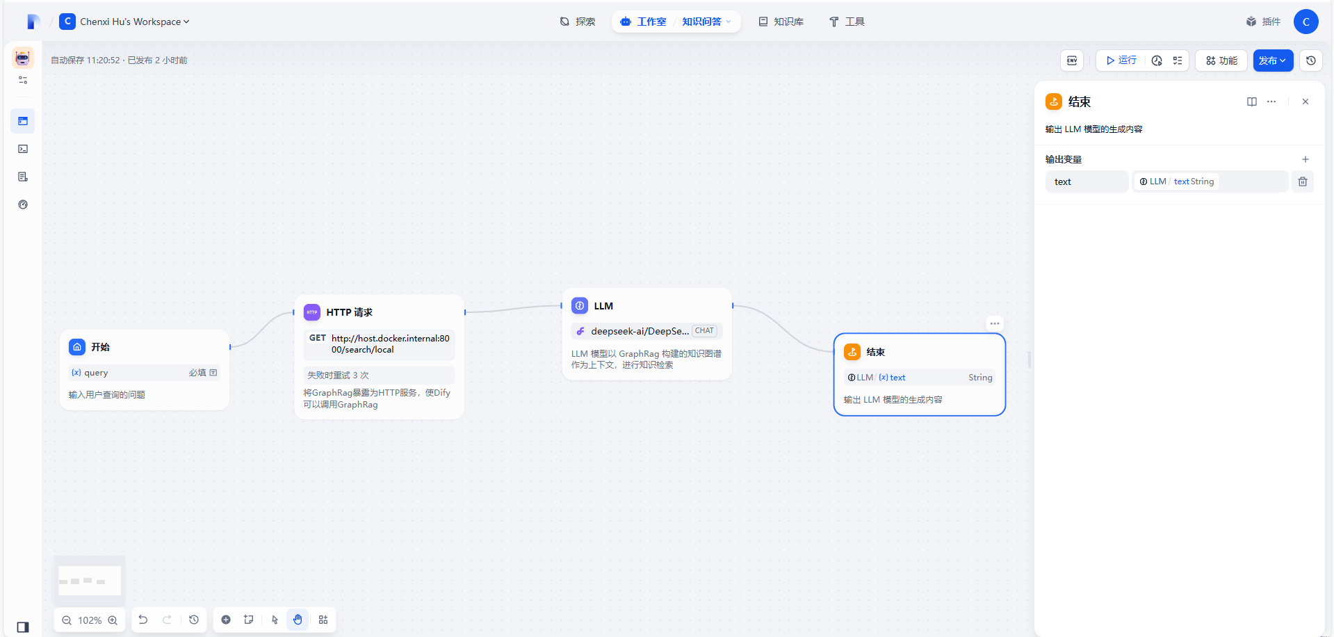 Dify+GraphRag知识库问答系统构建_dify graphrag-CSDN博客