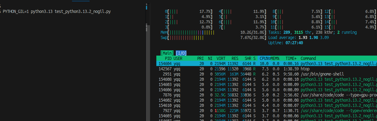 python3.13无GIL自由线程新特性_python 3.13 gil-CSDN博客