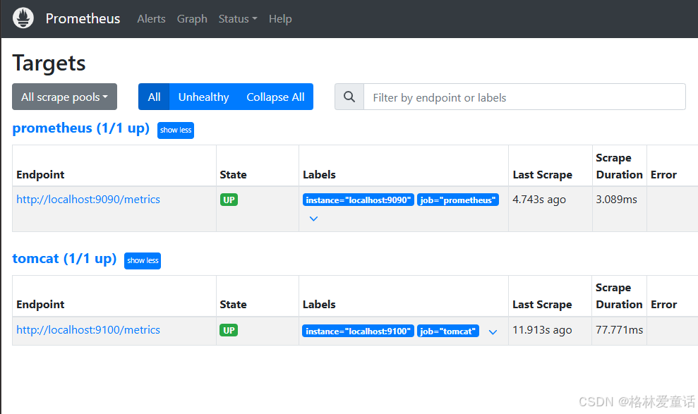 Java实战09之 linux 下 prometheus+Grafana 监控 快速上手_java 普罗米修斯-CSDN博客