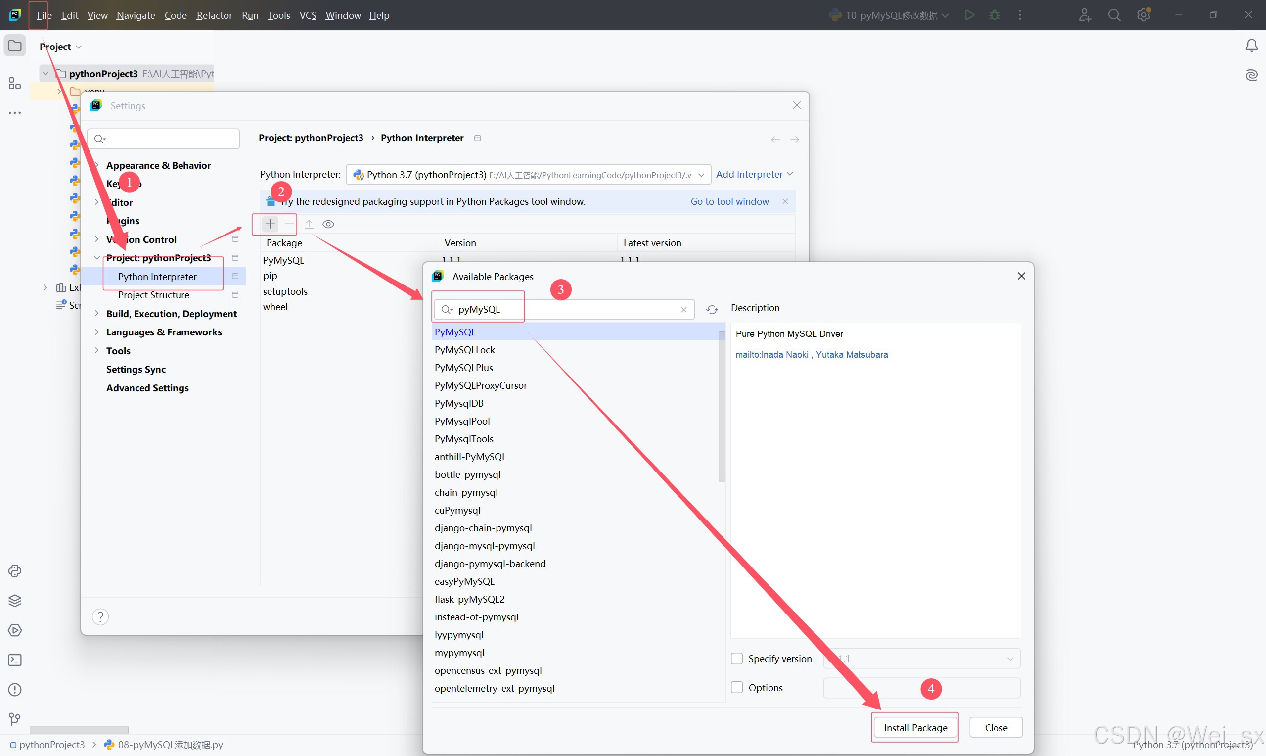 Python：pyMySQL-CSDN博客
