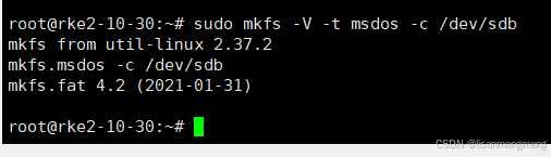 mkfs 命令介绍和使用案例_mkfs命令详解-CSDN博客