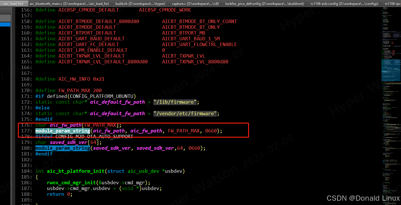 2024-07-09 如何要让 Linux 驱动模块（.ko 文件）加载时接受参数，并在驱动模块内部解析这些参数，使用module_param_string形式_ko加载参数-CSDN博客
