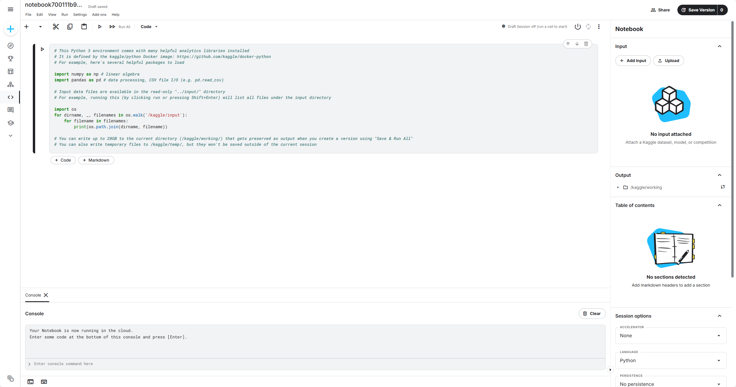 Kaggle平台搭建指定Python版本CUDA版本Pytorch版本_kaggle python版本-CSDN博客