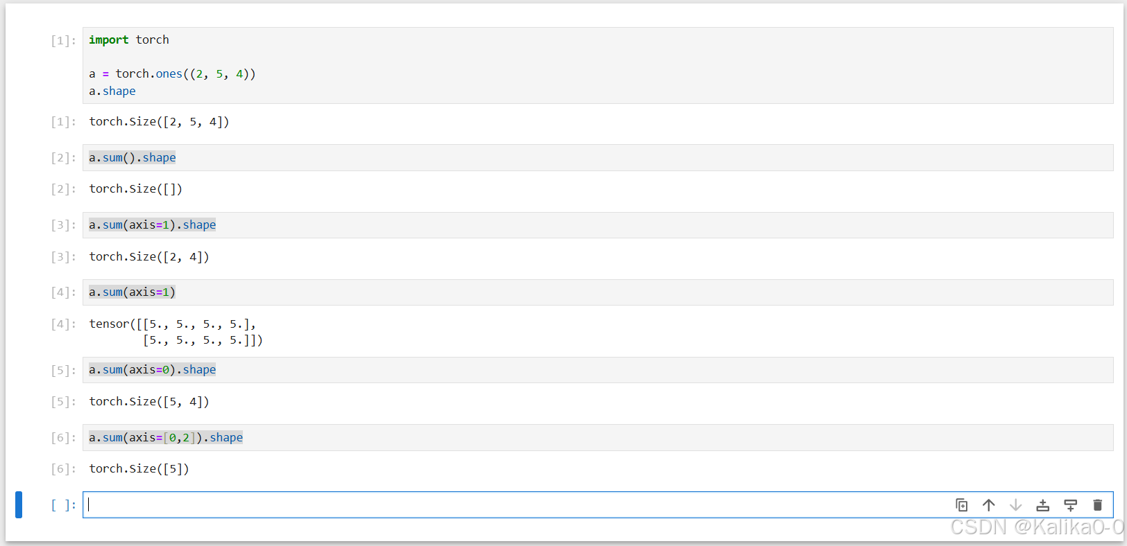 按特定轴求和-CSDN博客