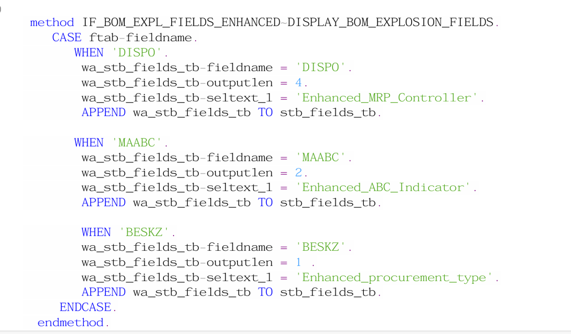 CS11/CS12/CS13增强字段_sap cs11增强-CSDN博客