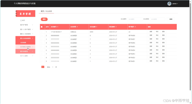 计算机毕业设计springboot个人理财系统的设计与实现 基于spring Boot的个人财务管理平台开发与实践 Spring Boot框架下的个人理财管理系统构建基于springboot