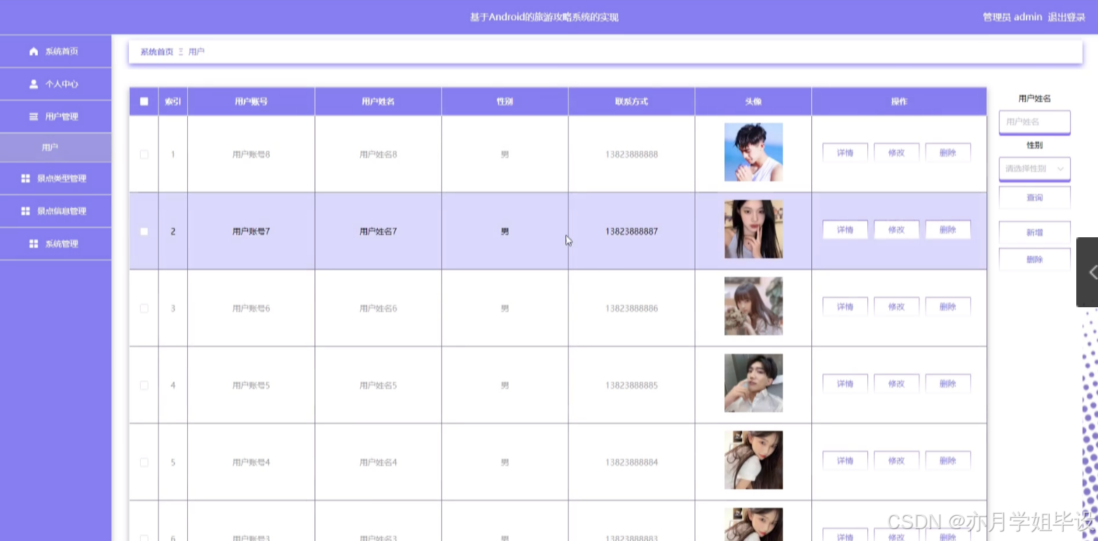 基于nodejsvue基于android的旅游攻略系统的实现（开题程序论文）计算机毕业设计 Csdn博客
