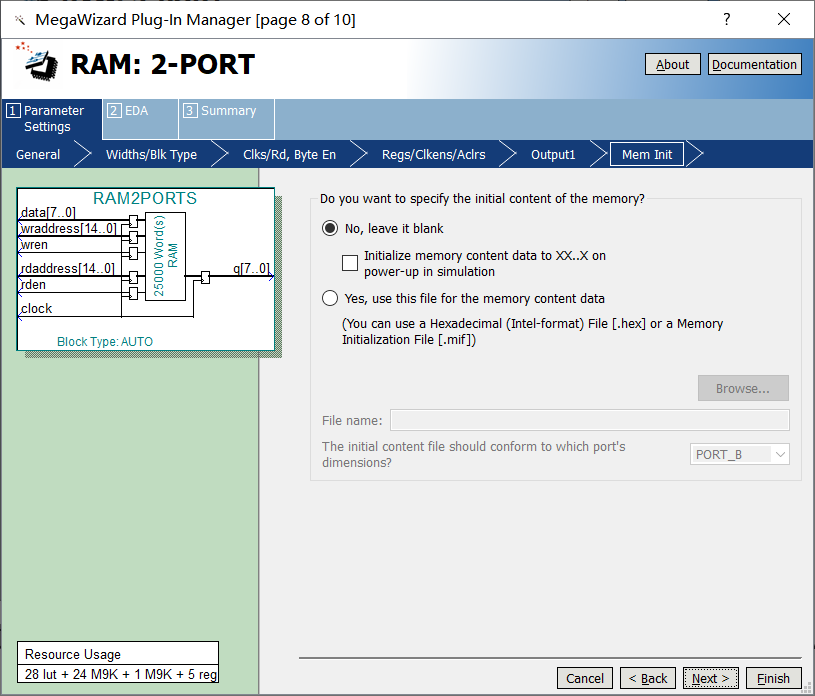 详解使用ModelSim软件对FPGA中的RAM仿真(多图)_modelsim怎么看ram里面存储的值-CSDN博客