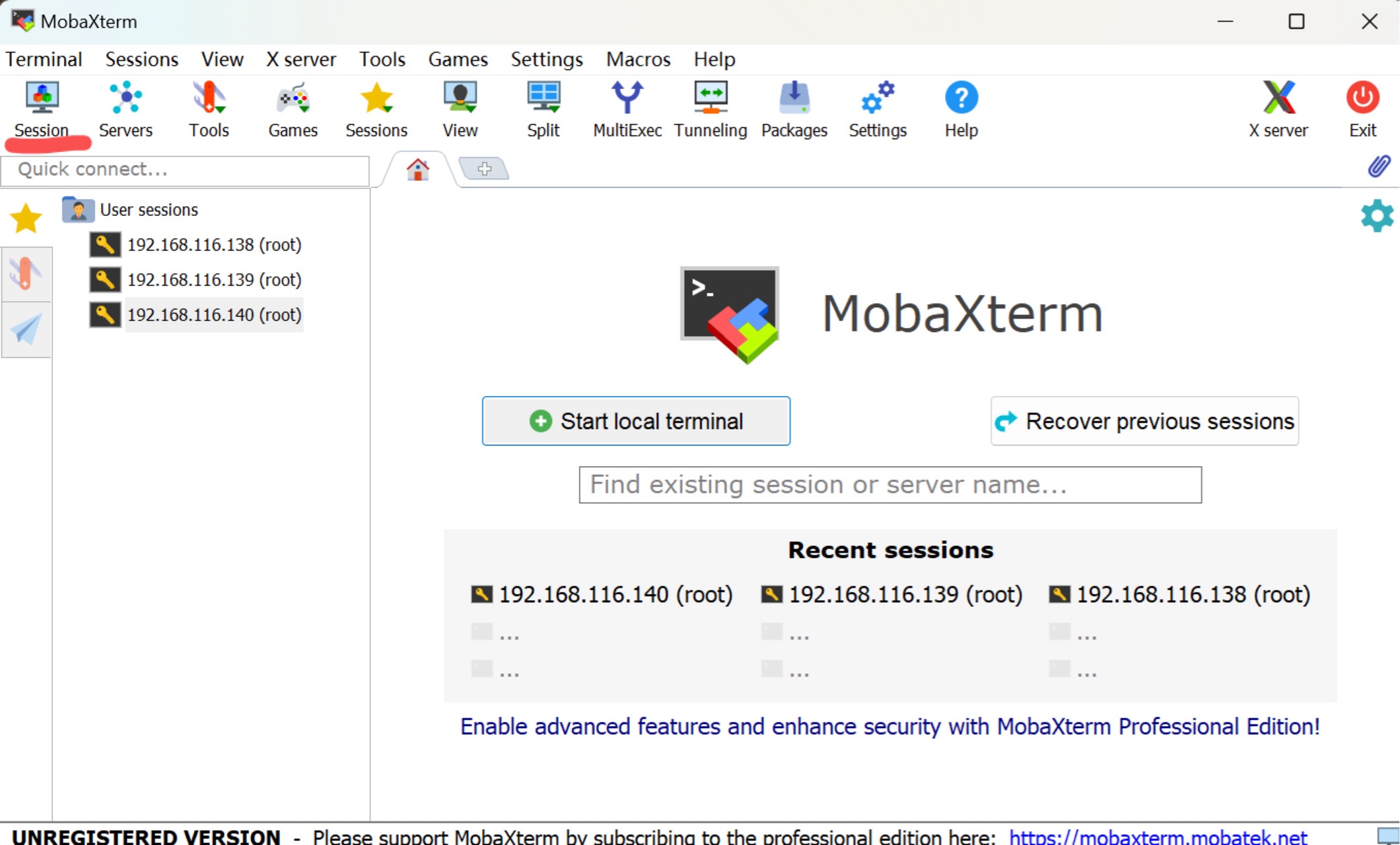 MobaXterm远程连接VMware 虚拟机_mobaxterm连接虚拟机-CSDN博客