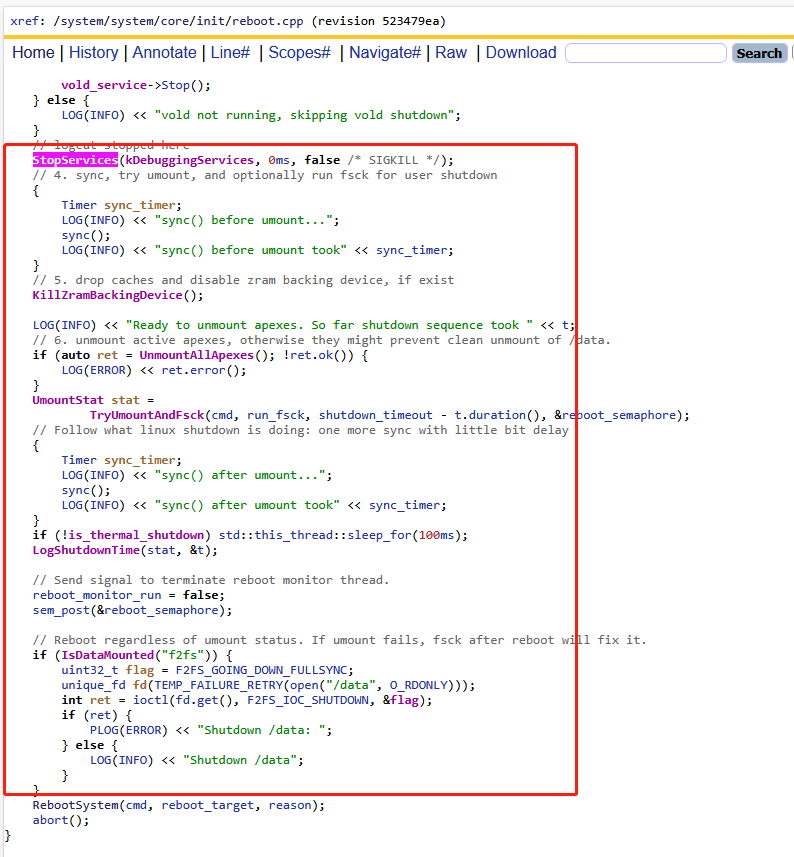 Android Init 系列专题【篇五：reboot & shutdown】_android shutdown userrequested-CSDN博客