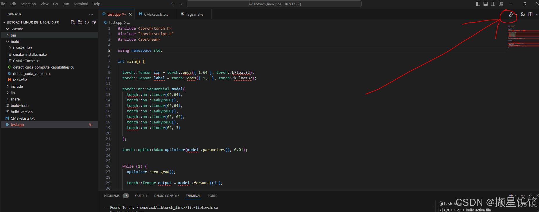 使用vscode在linux平台上单步调试libtorch_vscode libtorch-CSDN博客