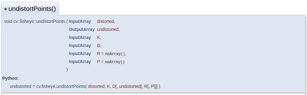 cv::fisheye::undistortPoints函数的使用_cv::undistortpoints-CSDN博客