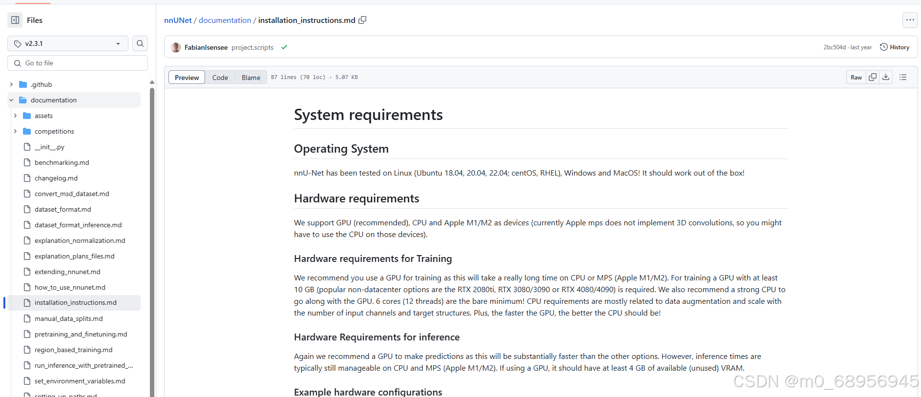 安装2.3.1nnunet_nnunet 2.3.1-CSDN博客