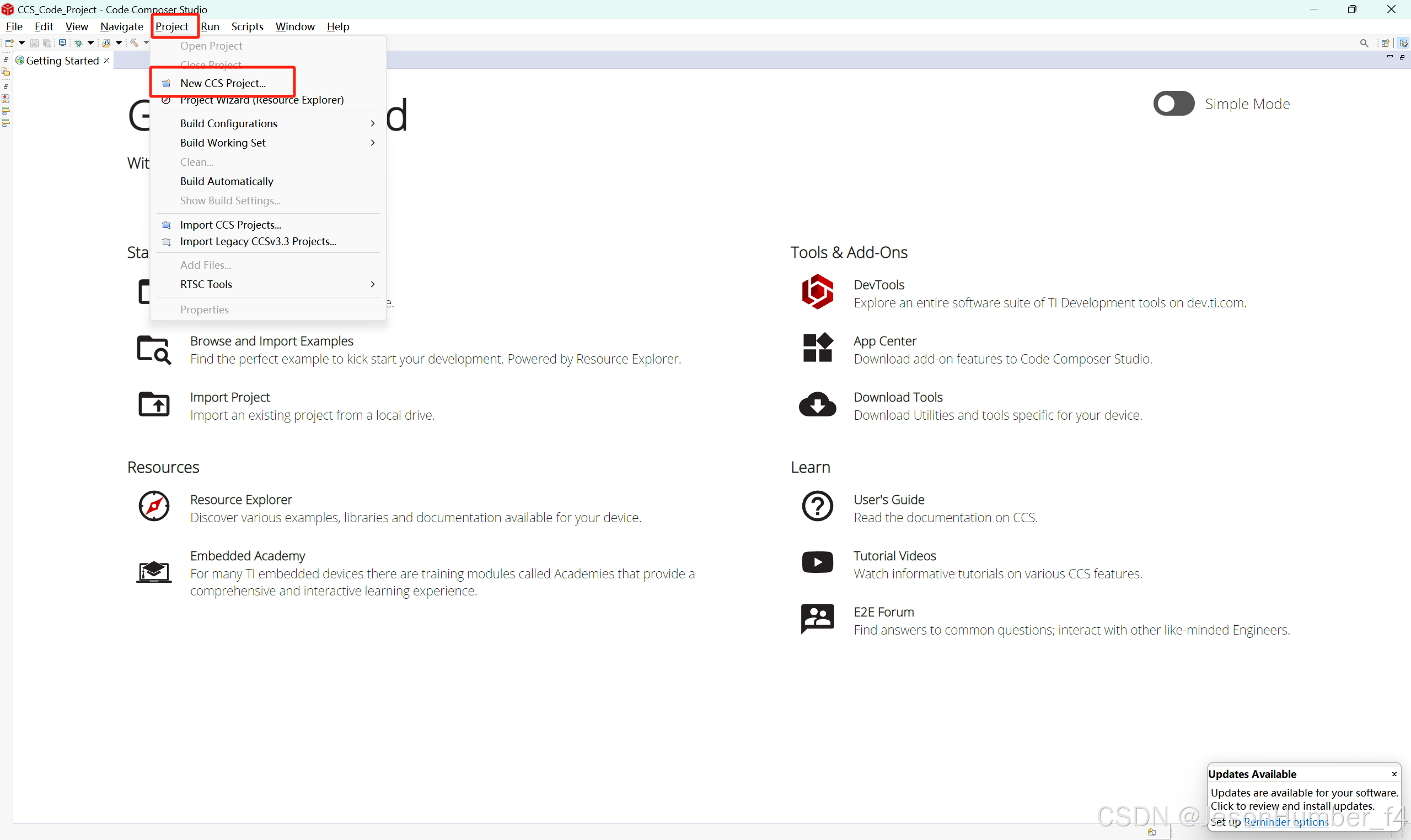 Code Composer Studio的环境配置（CCS12.7.1）（以MSP432E401Y及其官方SDK导入配置）-CSDN博客