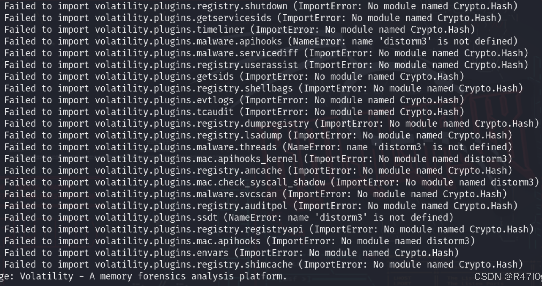 完美解决kali安装Volatility2报错的问题-CSDN博客