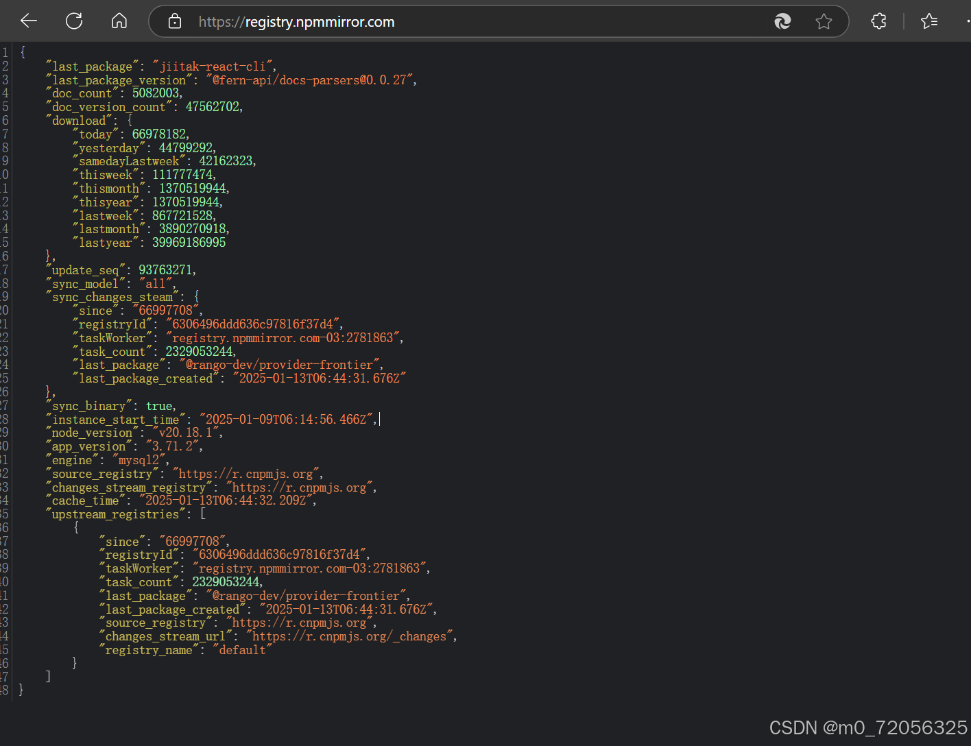 永久修改npm国内镜像源-CSDN博客
