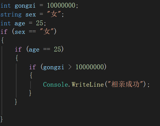 c# Visual Studio 类型转换 以及 条件流程控制（if if...else）-CSDN博客