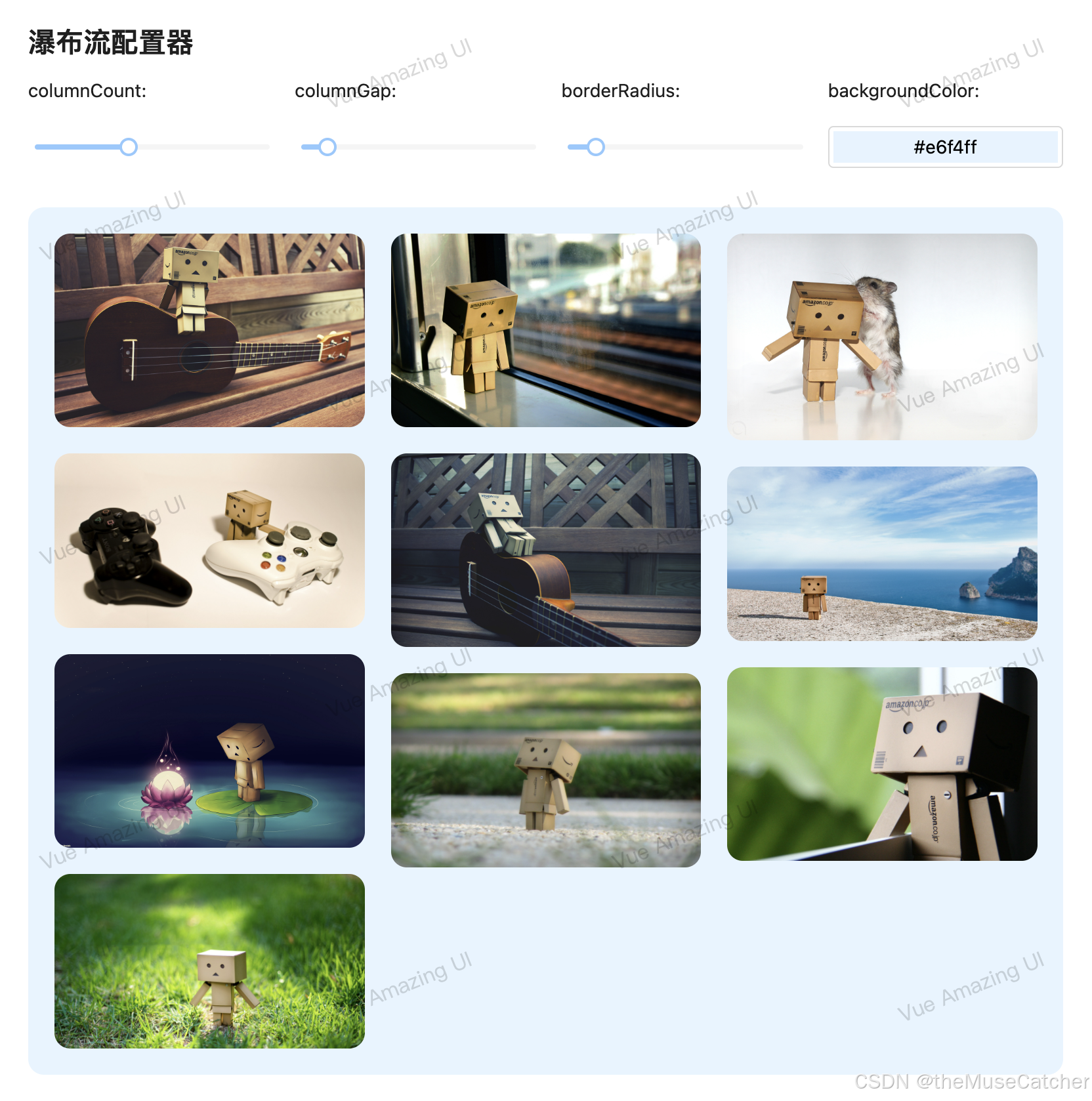 Vue3瀑布流（Waterfall）_vue-waterfall-CSDN博客