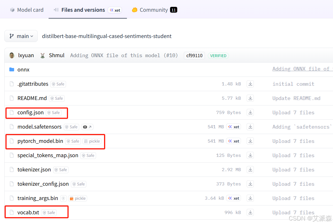 情感分析预训练模型之distilbert-base-multilingual-cased-sentiments-student-CSDN博客