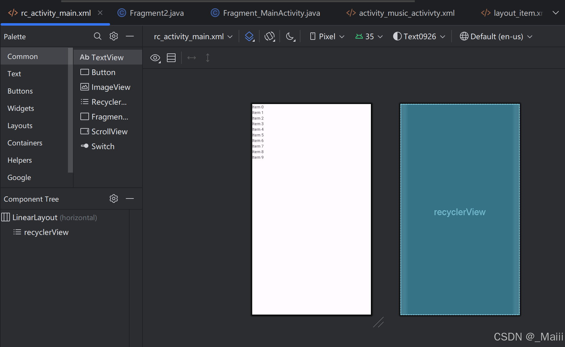 【Android Studio】类微信界面开发_android studio制作微信界面-CSDN博客