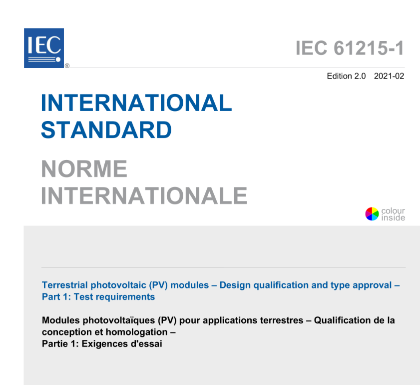 IEC 61215-1:2021 标准详解_iec61215-CSDN博客