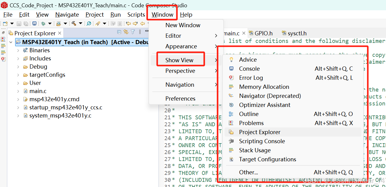 Code Composer Studio的环境配置（CCS12.7.1）（以MSP432E401Y及其官方SDK导入配置）-CSDN博客
