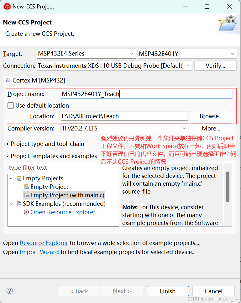 Code Composer Studio的环境配置（CCS12.7.1）（以MSP432E401Y及其官方SDK导入配置）-CSDN博客