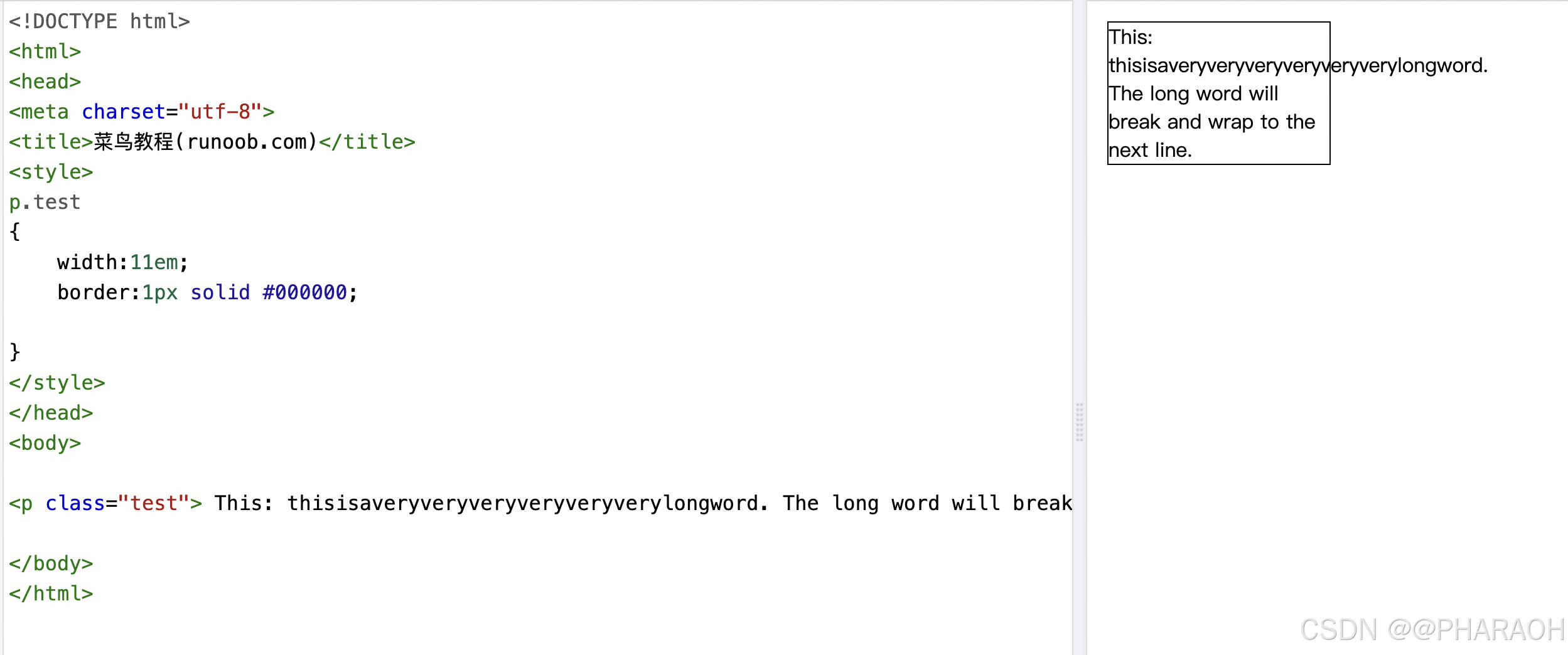 WHAT - 你真的知道怎么用 word-break 和 word-wrap 吗_word-break: break-all;-CSDN博客